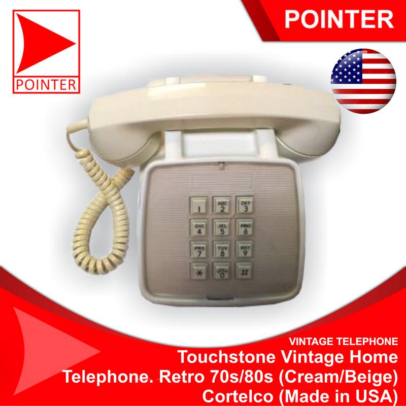 Pointer Vintage Touchstone Home Telephone. Retro 70s or 80s Cortelco ...