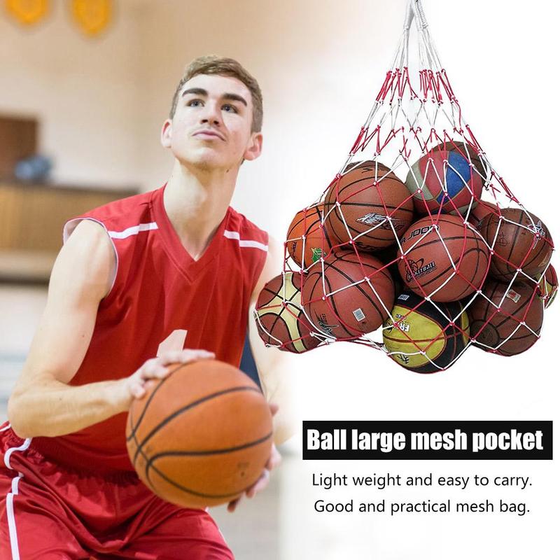 Balls Carry Net Bag Holds 10 Balls Basketball Storage Bag Sports ...