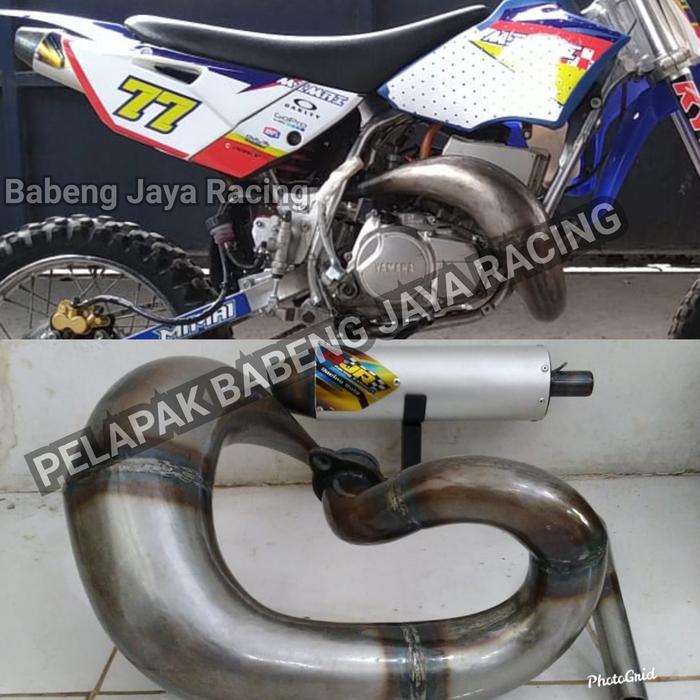 Jual Babeng Jaya Racing Knalpot RX King Trail Poles Bahan Tebal Plat ...