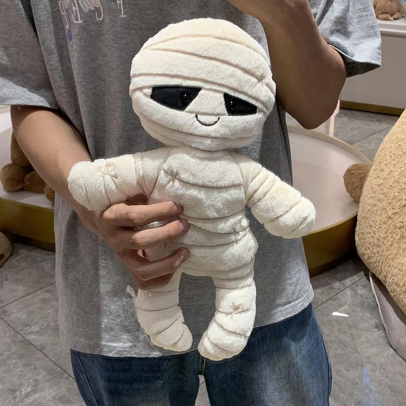 Halloween Mummy Bob Doll Funny Stuffed Toy Gift Ragdoll Comforter ...