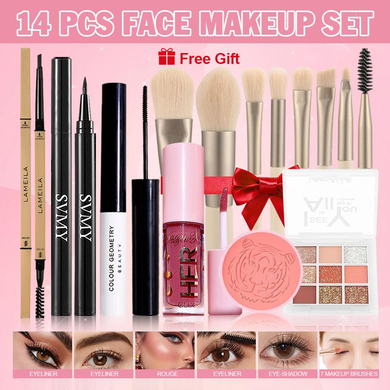 【COD】1 Set Complete Makeup Cosmetic Kit 9 Color Eyeshadow Tray - TikTok ...
