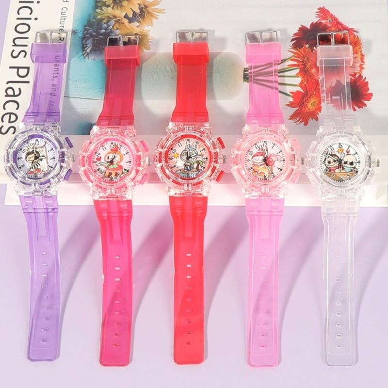 LABUBU Luminous Kids Watch Waterproof LABUBU Quartz Children's Watch ...