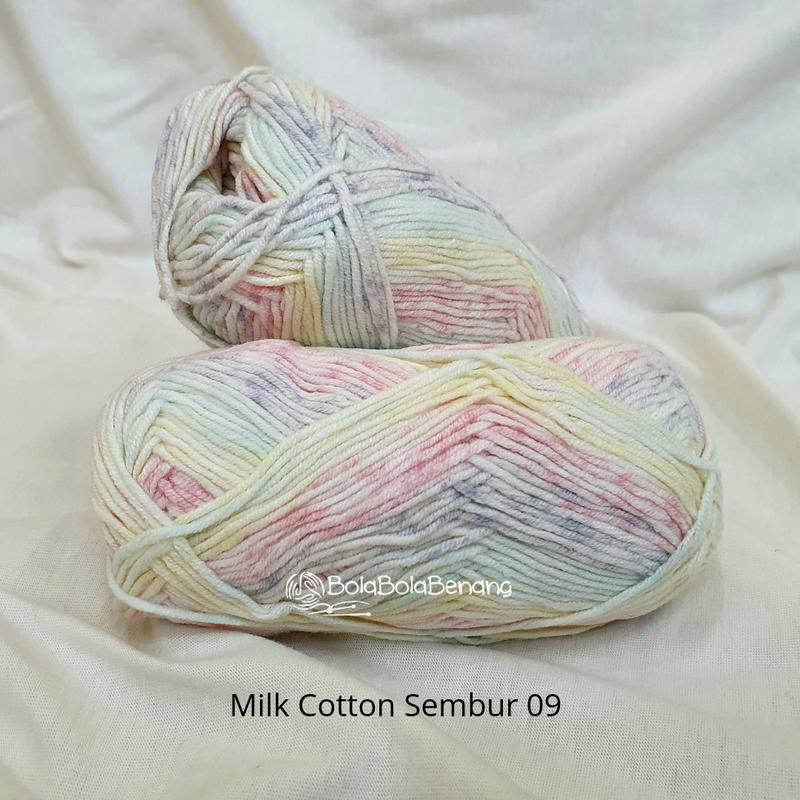 Milk Cotton Sembur - Benang Rajut - Shop | Tokopedia