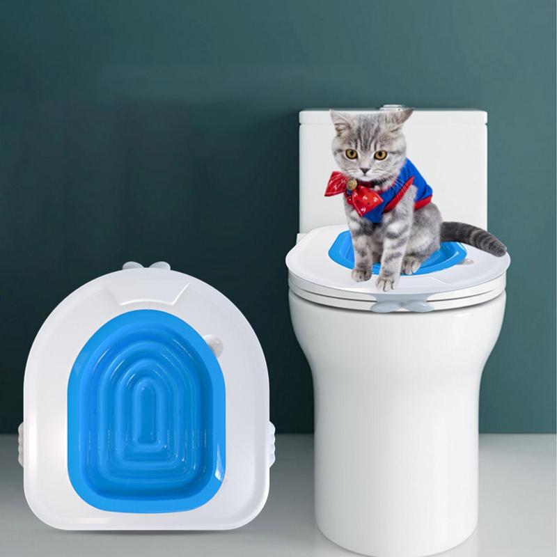 Cat Toilet Trainer, 1 Count Portable Pet Toilet, Pet Potty Training Pad ...