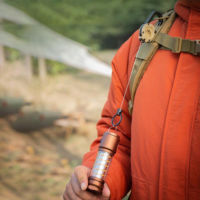 Outdoor Camping Easy-pull Retractable Buckle Steel Wire Rop - TikTok ...