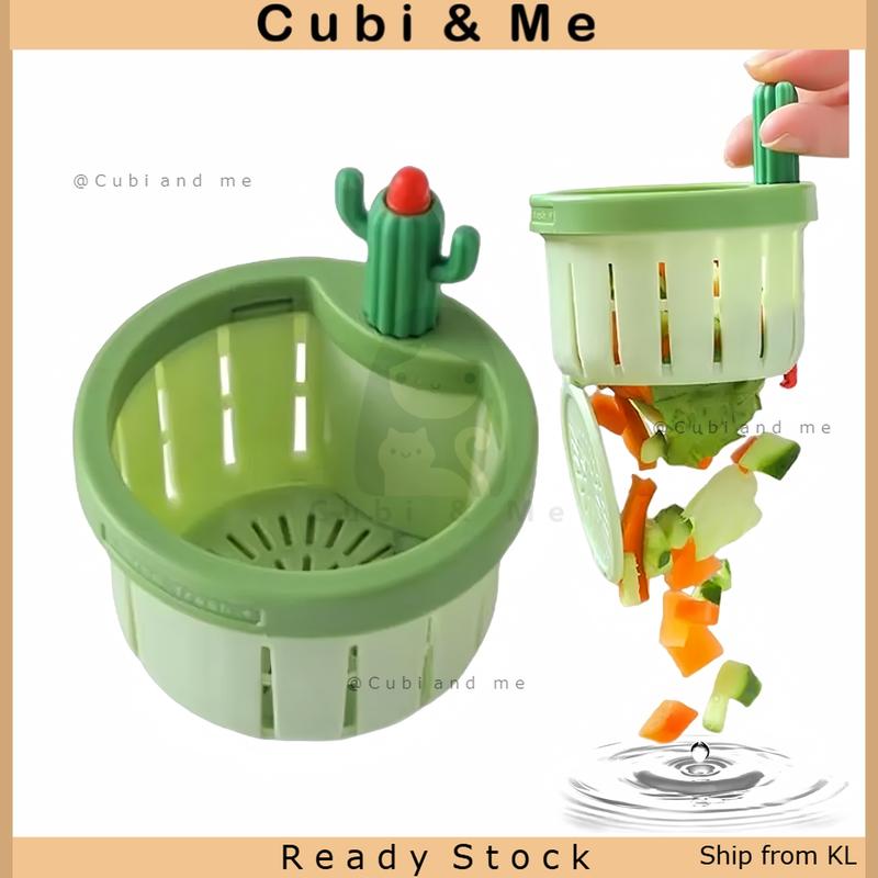 C&M Cactus Sink Strainer Leftover Food Waste Filtering And Draining ...