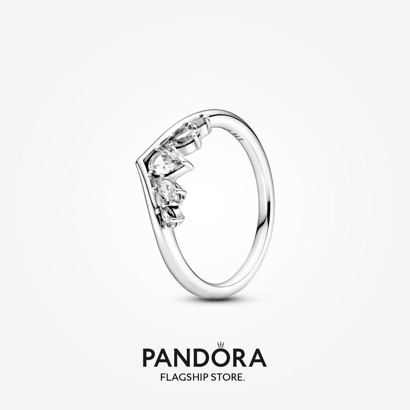 Pandora Sparkling Pear & Marquise Wishbone Ring - TikTok Shop Malaysia