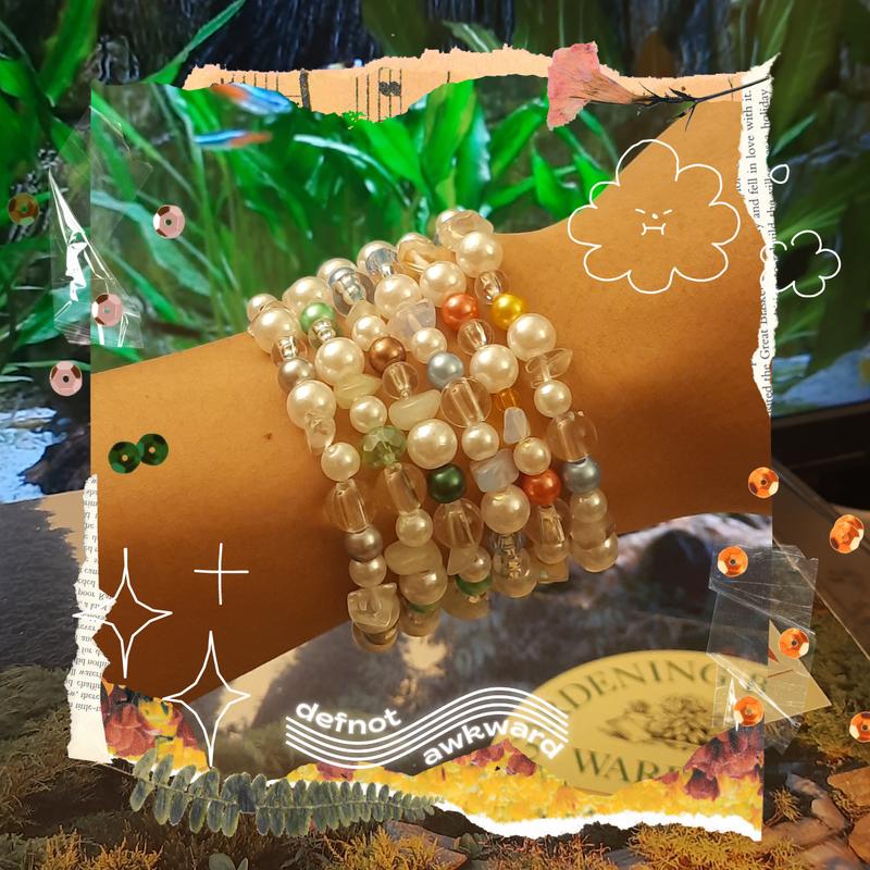 wave to earth beaded bracelet inspired w2e bead chunky seasons - TikTok ...