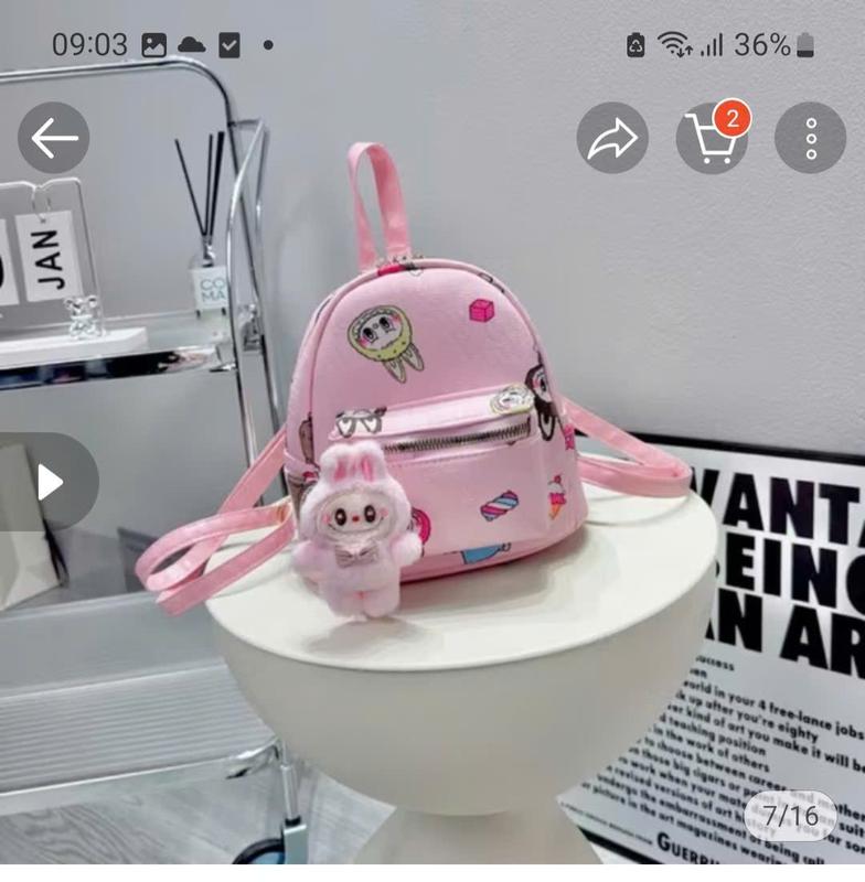 Balo mini Labubu thời trang siêu hot cho bé có kèm gấu cheo Labubu ...