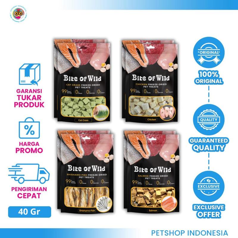 Bite of Wild Daging Beku-Kering 40g - snack - Shop | Tokopedia