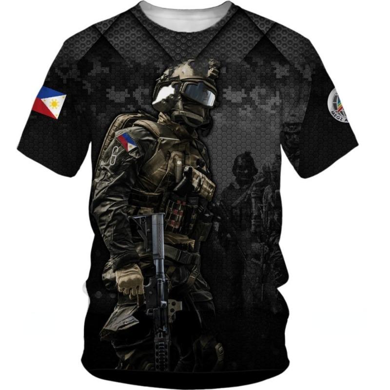 Airborne Tactical Tshirts For Men 3d Shirt Full Sublimation For ...