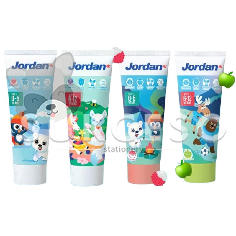 Jordan Kids Tooth Paste Step 1 & 2 - Pasta Gigi Khusus Anak - Shop ...