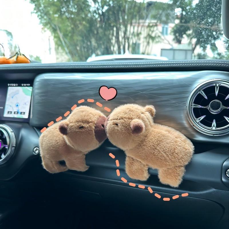 Capibara Car Car Pocket Decoration Interior Decorations Capybara Plush ...