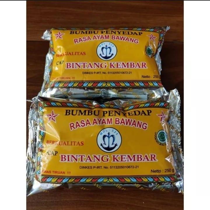Bumbu atom rasa ayam bawang 250gr penyedap rasa cap bintang kembar ...