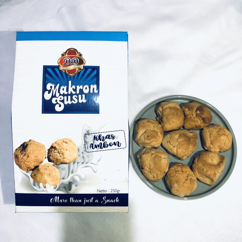 Makron Kenari Susu Makanan Ringan Snack Khas Maluku - Shop | Tokopedia