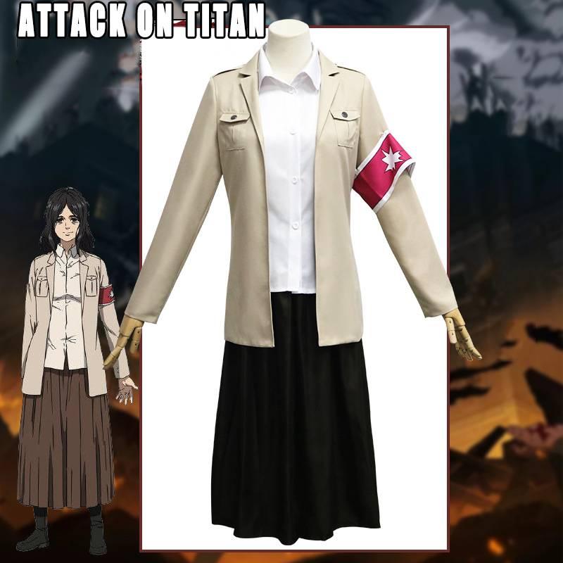 Attack On Titan Pieck Finger Cosplay Anime Costume Set Jacke - TikTok ...