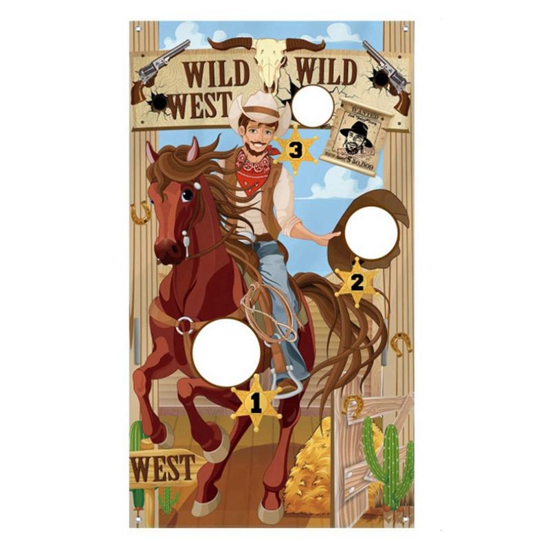 Western Party Cowboy Toss Games with 1 Bean Bags, Fun Wester - TikTok ...