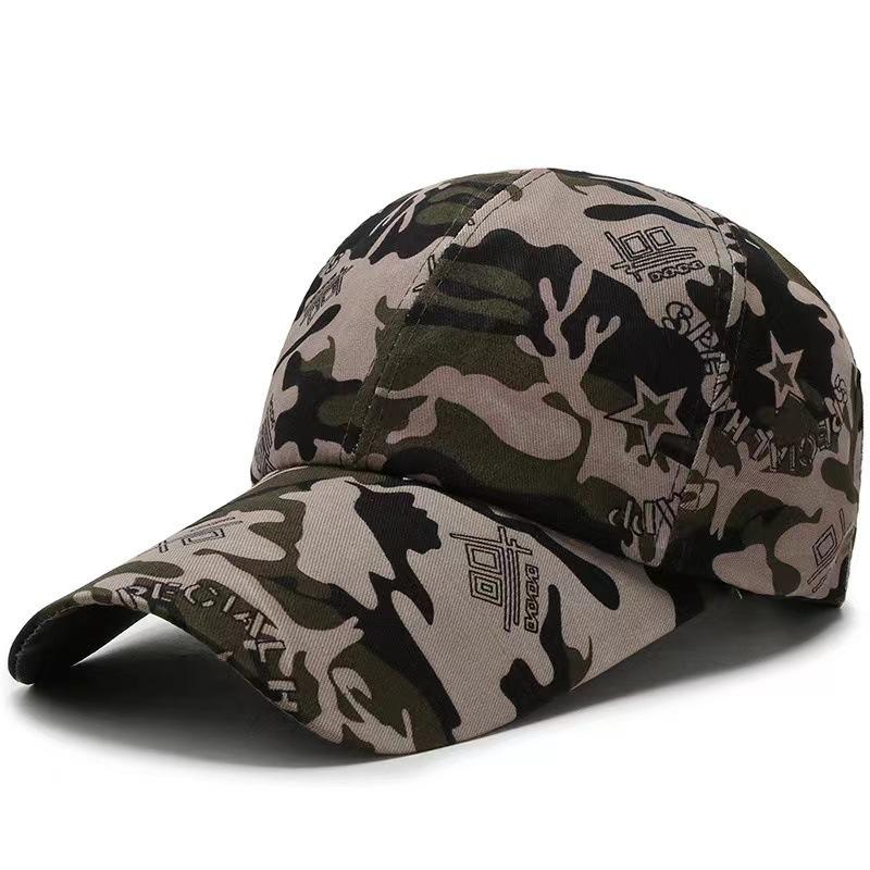 Camouflage Baseball Cap Student Military Training Hat Unisex - TikTok ...