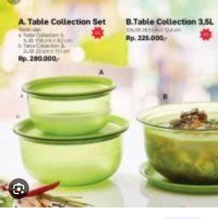 Table collection tupperware - Shop | Tokopedia