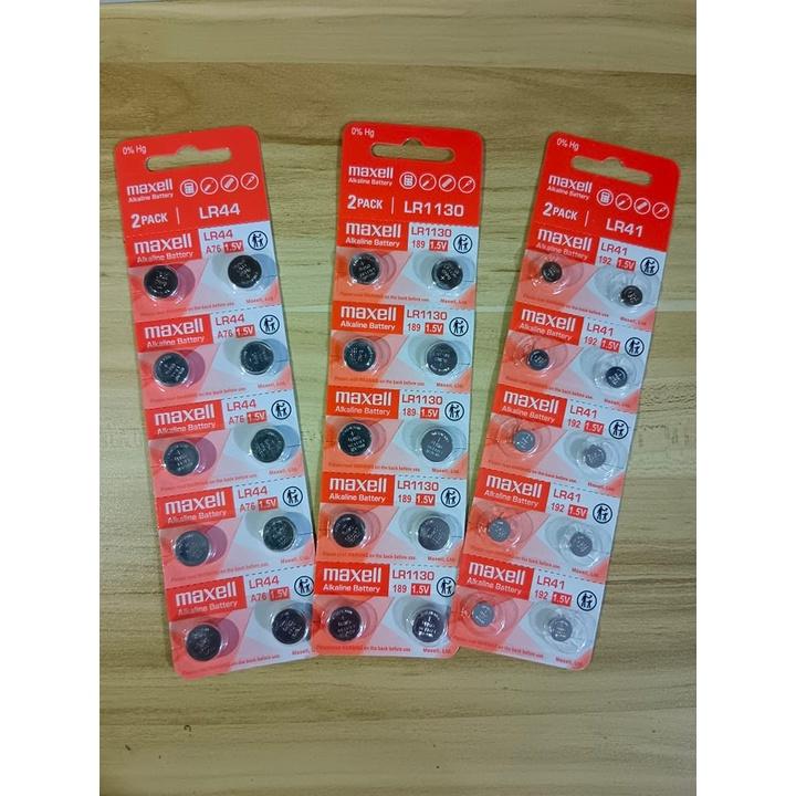 MAXELL ORIGINAL BATTERIES LR44 LR41 LR1130 - TikTok Shop Philippines