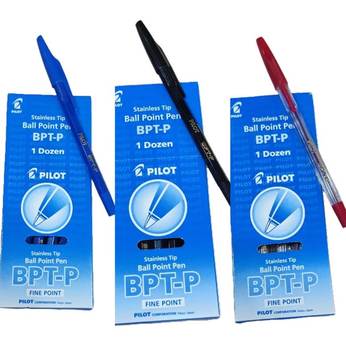 Jual Pilot Pen Ballpoint BPT-P / Pulpen Pilot BPTP HITAM / BIRU BPT ...