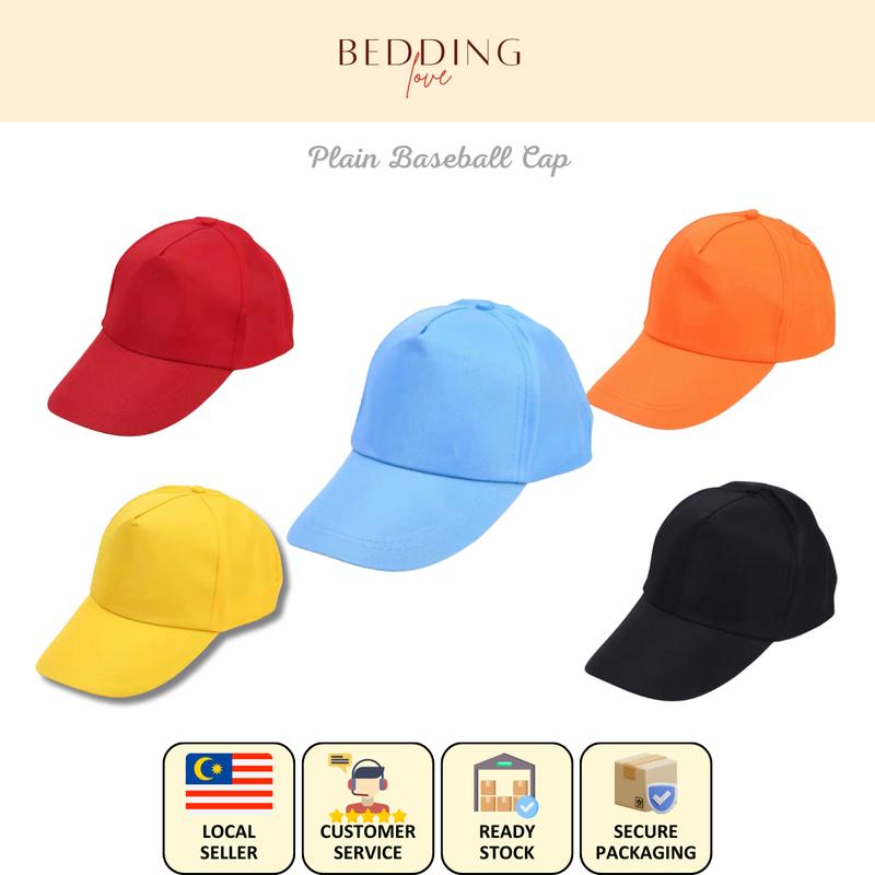 Topi Besbol, Gaya Asas, Uniseks, Topi Biasa, Topi Duckbill, BL69 ...