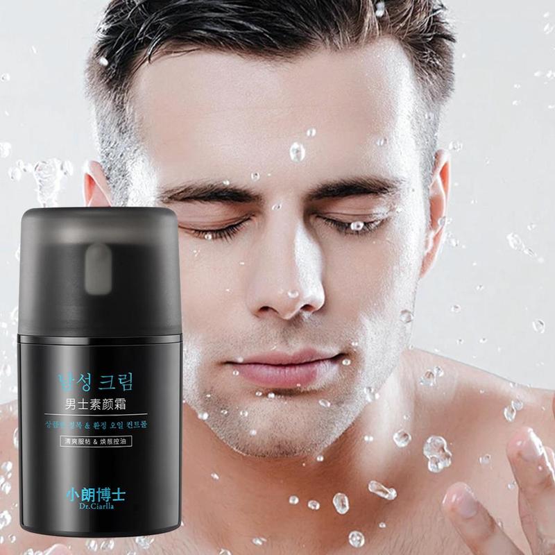 Mens Facial Oil-control Tone-Up Cream Waterproof Sweatproof ...