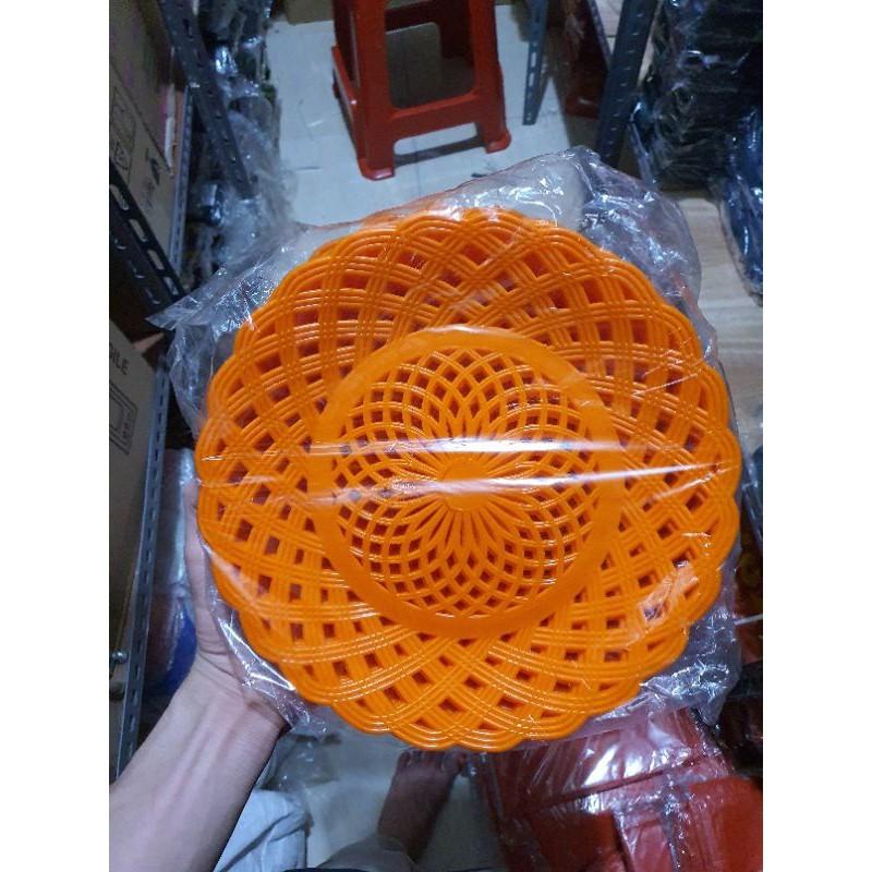 Promo Piring Rotan Plastik tebal Isi 1 LUSIN / 12PCS/ 1 pcs (GARANSI ...