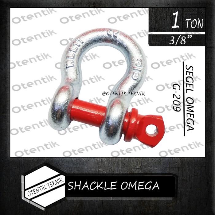 Jual SHACKLE OMEGA 1 TON - KLEM SHAKEL 1000 KG - SAKEL - SEGEL 1T ...