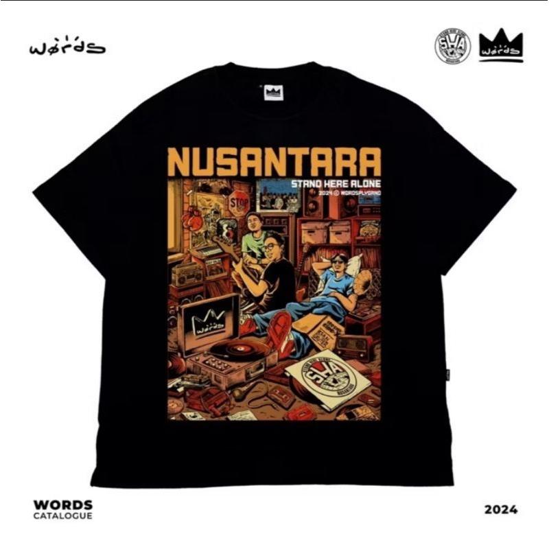 【COD】V-C KAOS NUSANTARA BAND STAND HERE ALONE/Kaos Pria,XLARGE - Shop ...