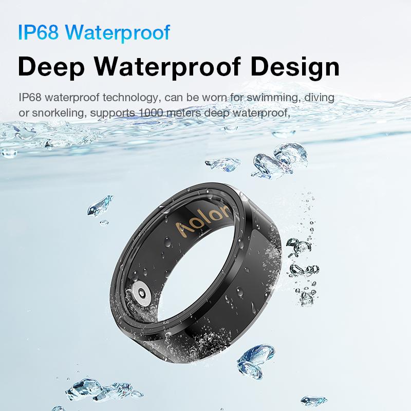 พร้อมส่ง.Aolon Smart Ring Swim Ring IP68 กันน้ํา แหวนอัจฉริย - TikTok ...