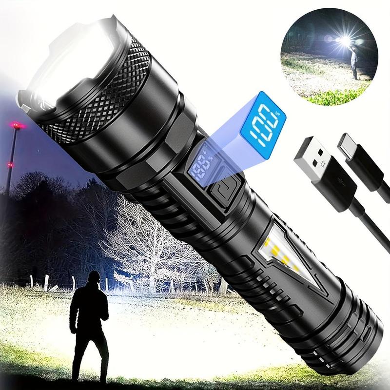 Lampu Suluh LED, Mudah Alih, Sangat Terang, dengan Paparan Kuasa ...