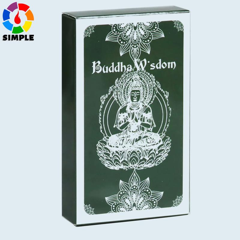 Buddha Wisdom Oracle Deck 54 Pcs Spiritual Cards 10.3*6cm fo - TikTok ...