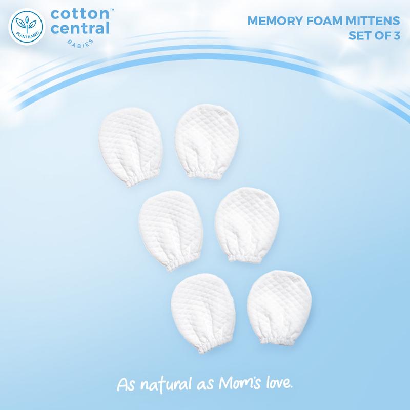 Cotton Central™ (3 pairs) Mittens Premium Memory Foam Fabric - TikTok ...