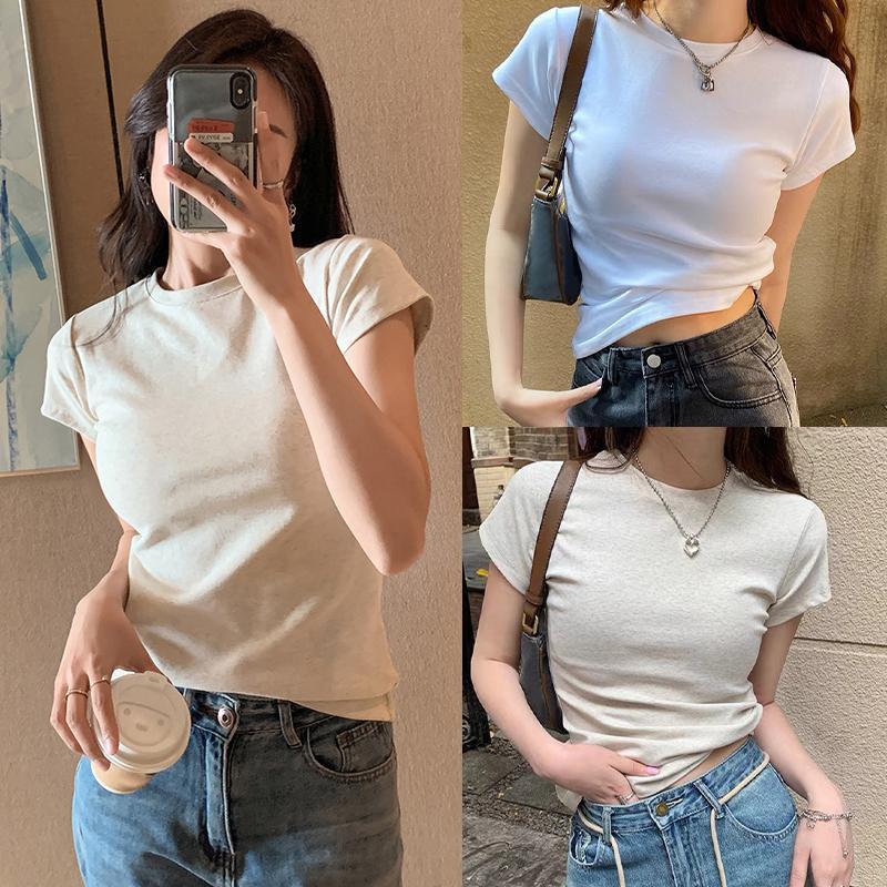Hello Kucci เสื้อยืดผู้หญิง ขายส่งจากกรุงเทพฯ ดีไซน์สวยงาม สีขาว - TikTok Shop Thailand