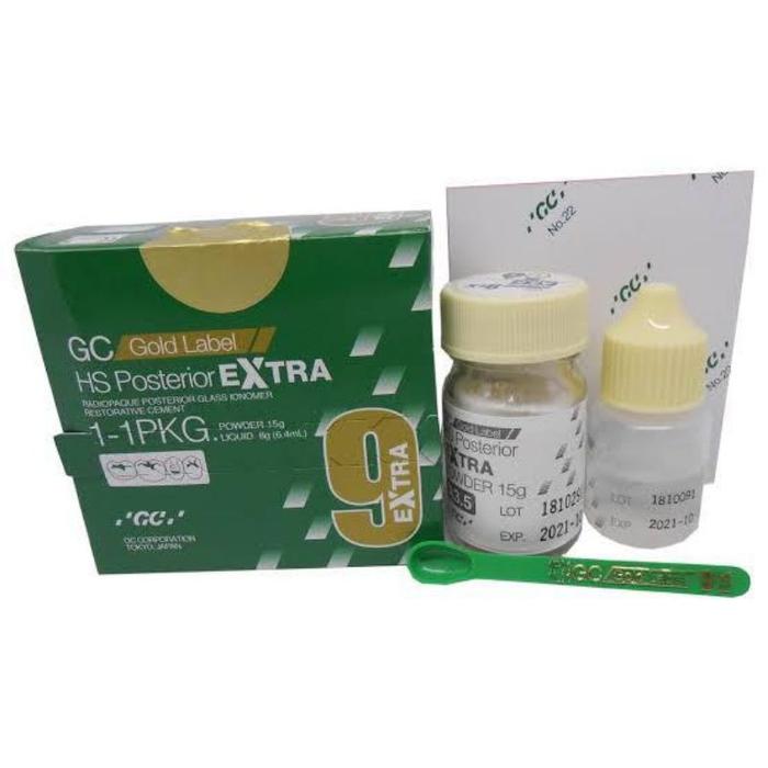 Jual GIC Fuji 9 IX extra GC big gold label glass ionomer cement type ...