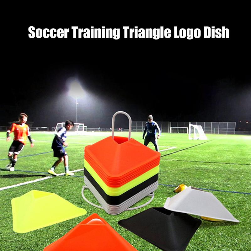 5PCS Football Training Disc Triangle Soccer Practice Field Sports ...