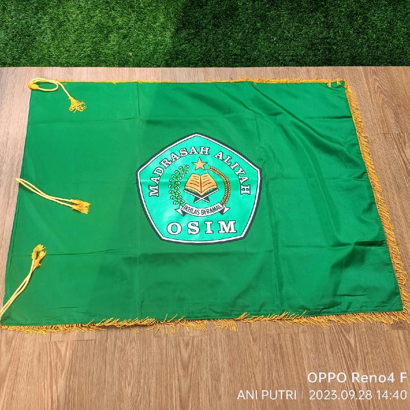 OSIM Bendera Panji Madrasah Aliyah OSIM Kain Tetoron Jumping Tebal ...