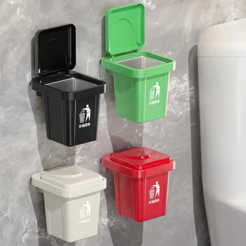 Tong Sampah Gantung Dinding Keluli Tahan Karat, Dengan Penutup ...