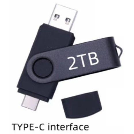Pemacu Denyar USB 3.0 JENIS C, Pemacu Pen OTG, Kapasiti 2TB, Baharu ...