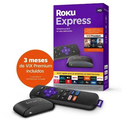 Roku Express (Spanish Edition) HD Streaming Device with VIX Premium ...