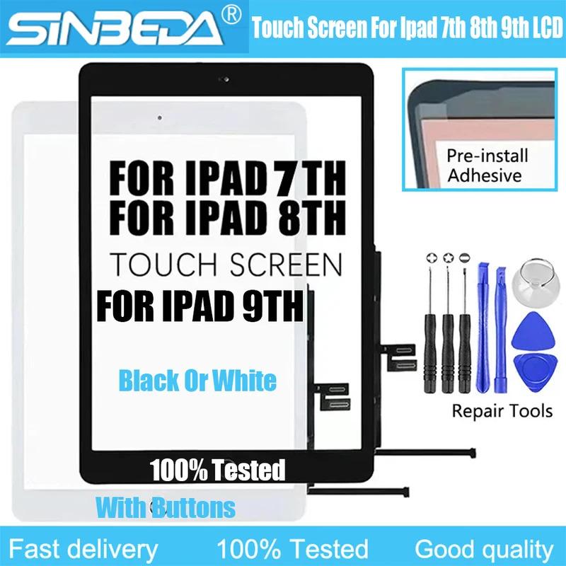 Digitizer Skrin Sentuh Luar LCD, Untuk iPad 7, 8, 9 2019 / 2020 ...