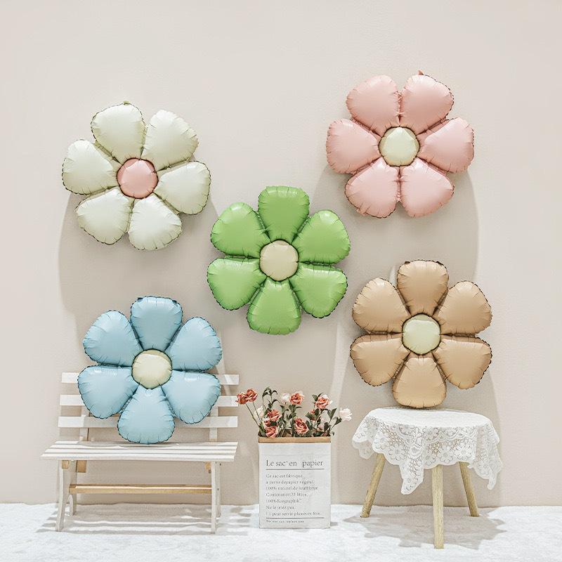 Belon Daisy Flower Pastel Matte Theme Colourful Bunga Decoration ...