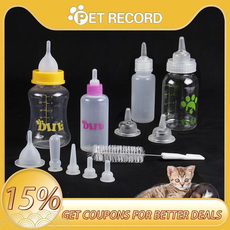 Pet Milk Bottle Set Special Soft Pacifier Set For Dog Feedin - TikTok ...