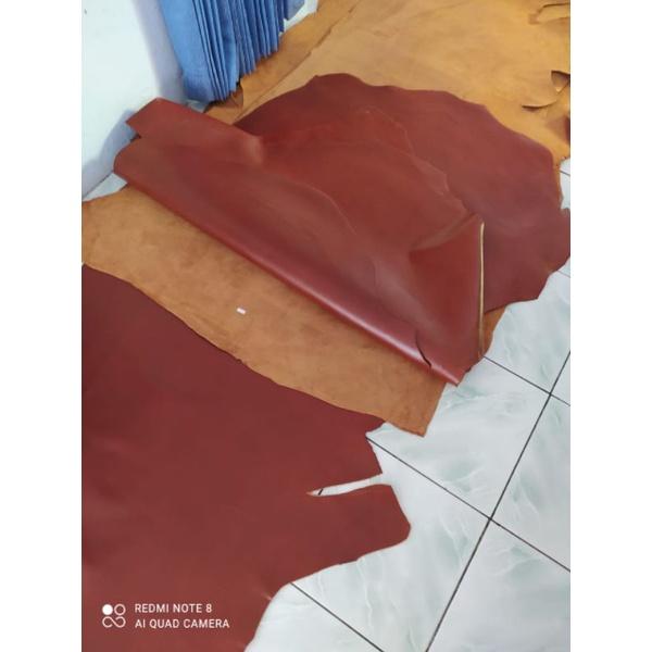 Kulit Sapi Lembaran Pull Up Tebal 1,5mm-1,6mm Bahan Kerajinan - Shop ...