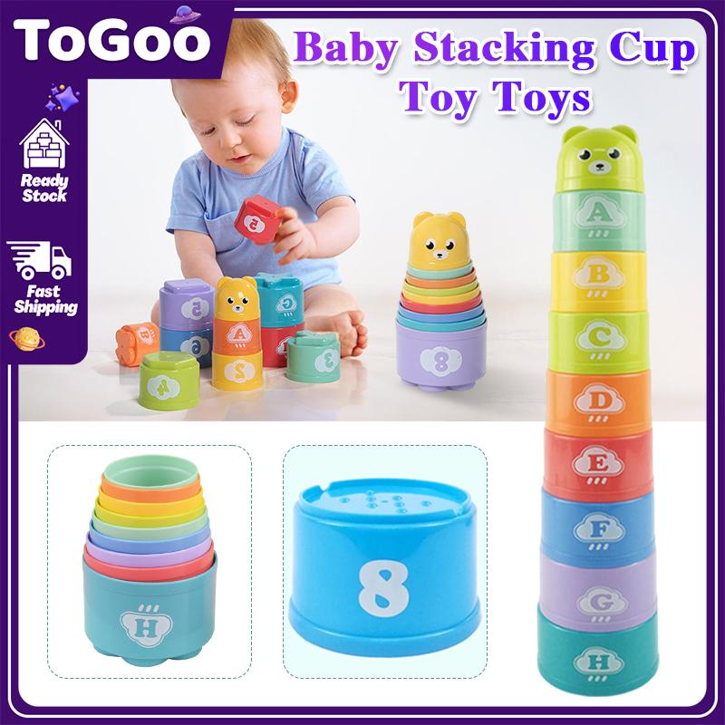 Baby Stacking Cup Toy Toys Inverted Stack up Cups Parrot Toy - TikTok ...