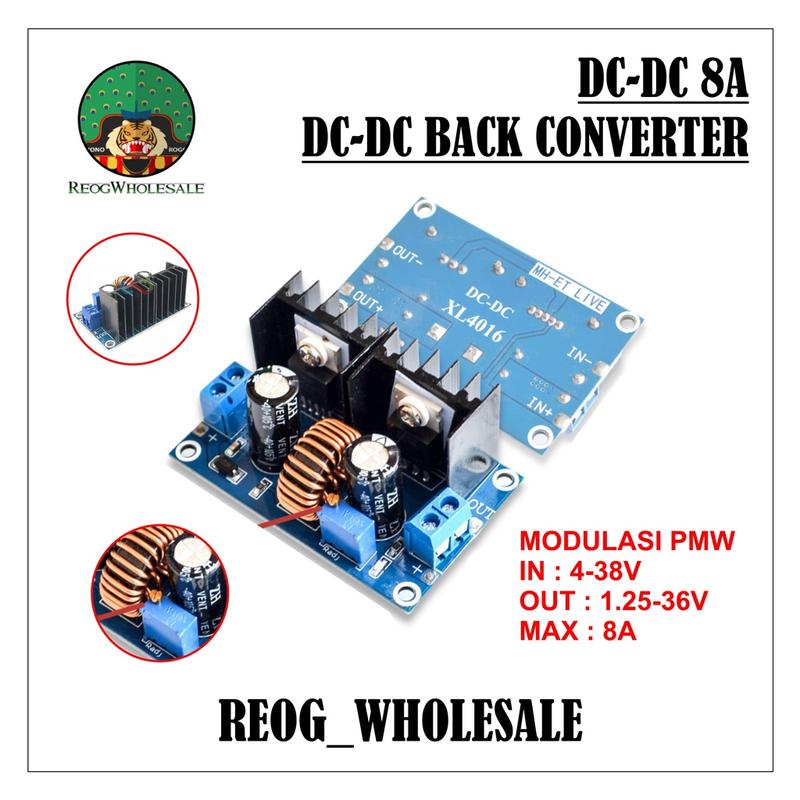 XL4016 STEP-DOWN BOARD MODULE MAX 8A 200W DC-DC BUCK CONVERTER - Shop ...