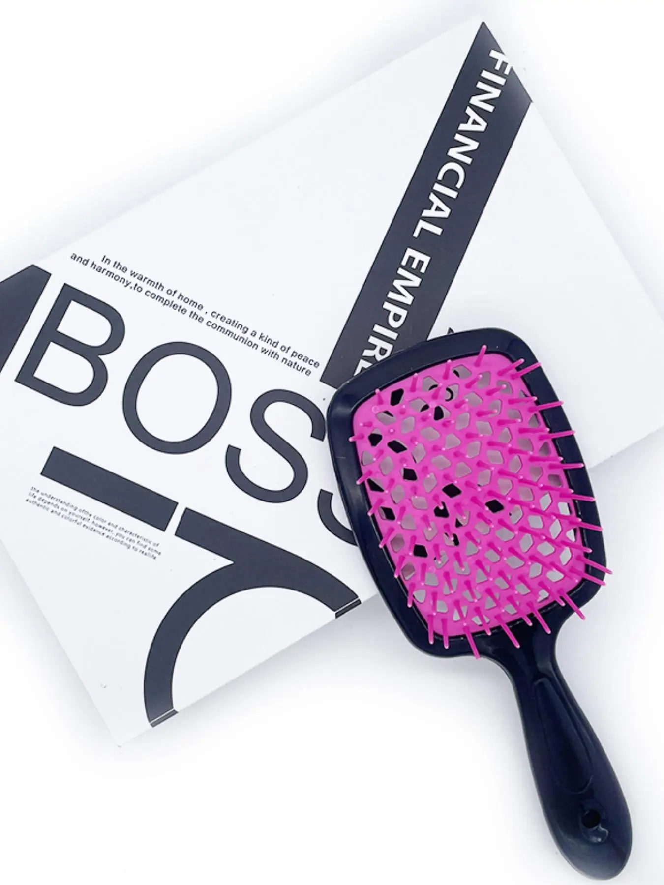1 Piece Hollow Out Hair Brush, Wet & Dry Hair Detailing Comb, Scalp ...