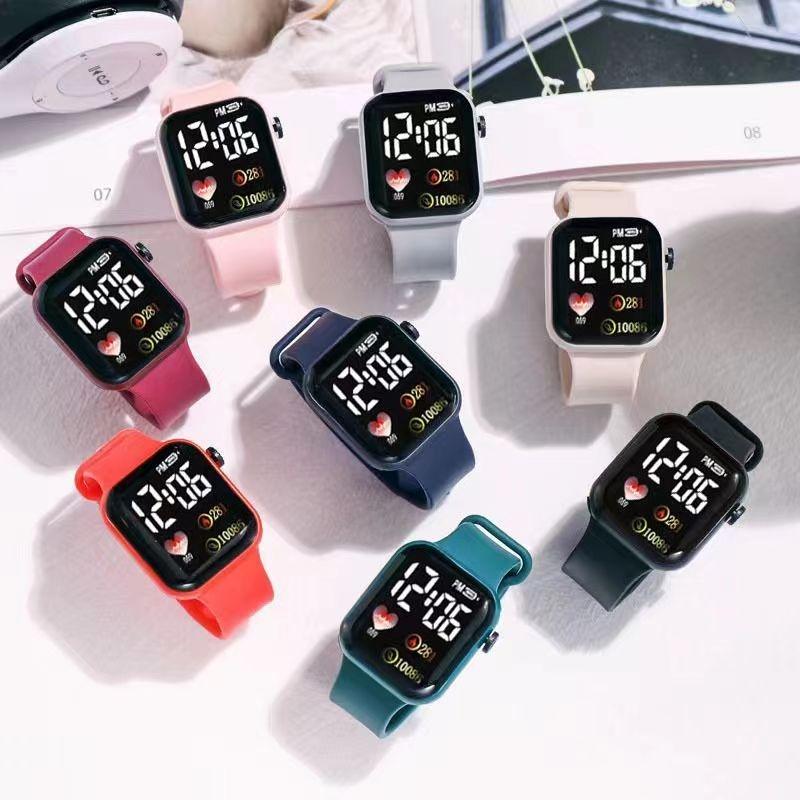 Jam Tangan Elektronik Led, Kalis Air, Jam Tangan Sukan, Bentuk - TikTok ...