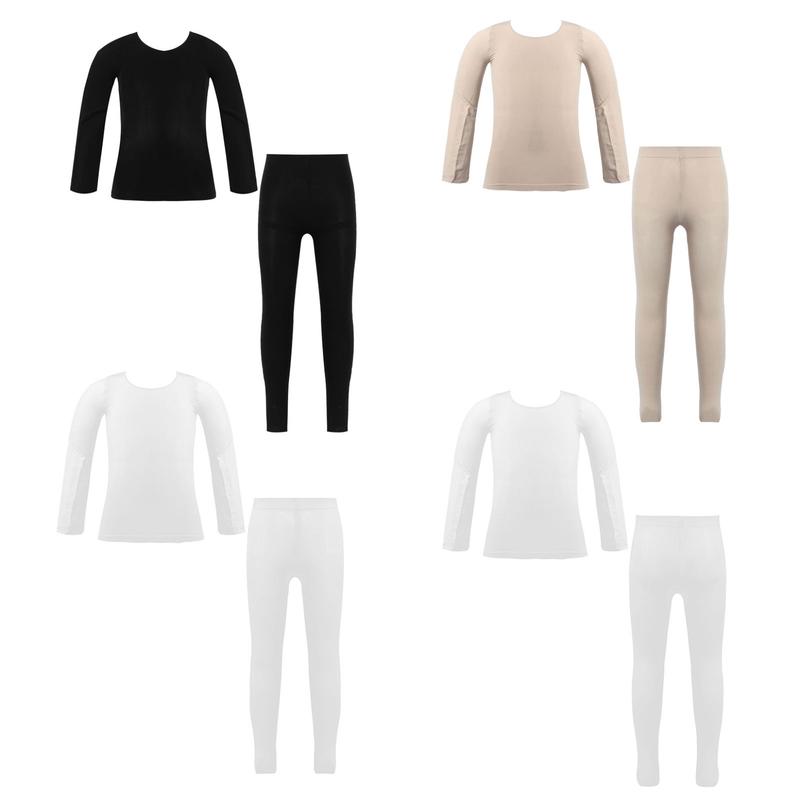 Kaerm Kids Girls Boys Athletic Base Layer Underwear Set Long - TikTok ...